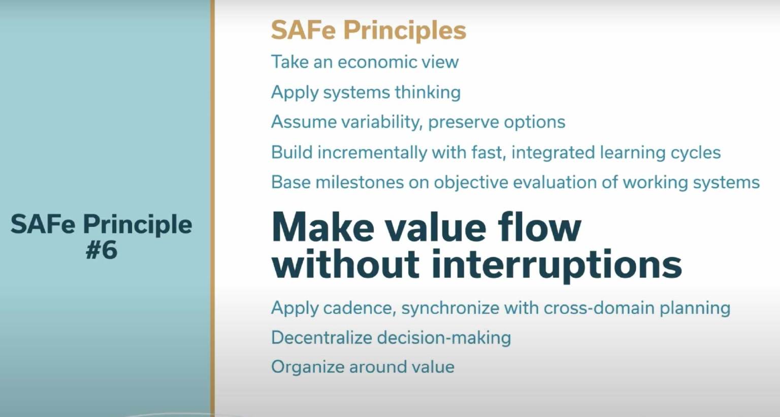SAFe 6: Business Agility y el poder de Lean Thinking - GioSyst3m